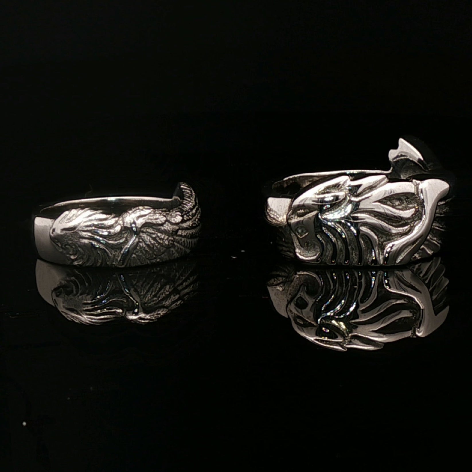Final Fantasy 8 Griever Wedding Ring Set – Le Dragon Argenté