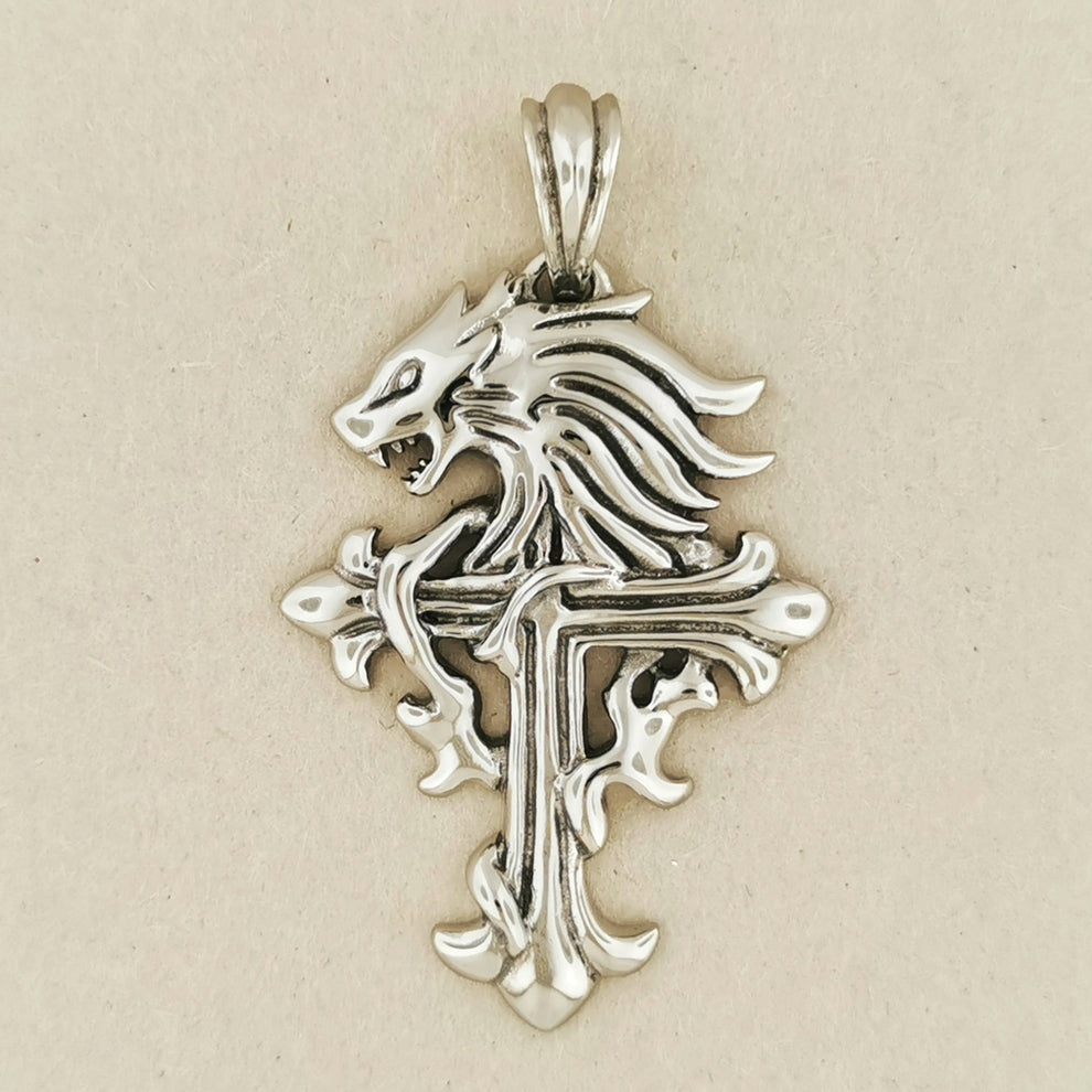 Final Fantasy 8 Squall Griever Pendant in Stainless Steel – Le Dragon ...