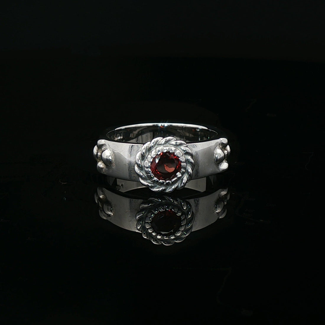 Howls Moving Castle Ring in Stainless Steel with Natural Gemstone – Le ...