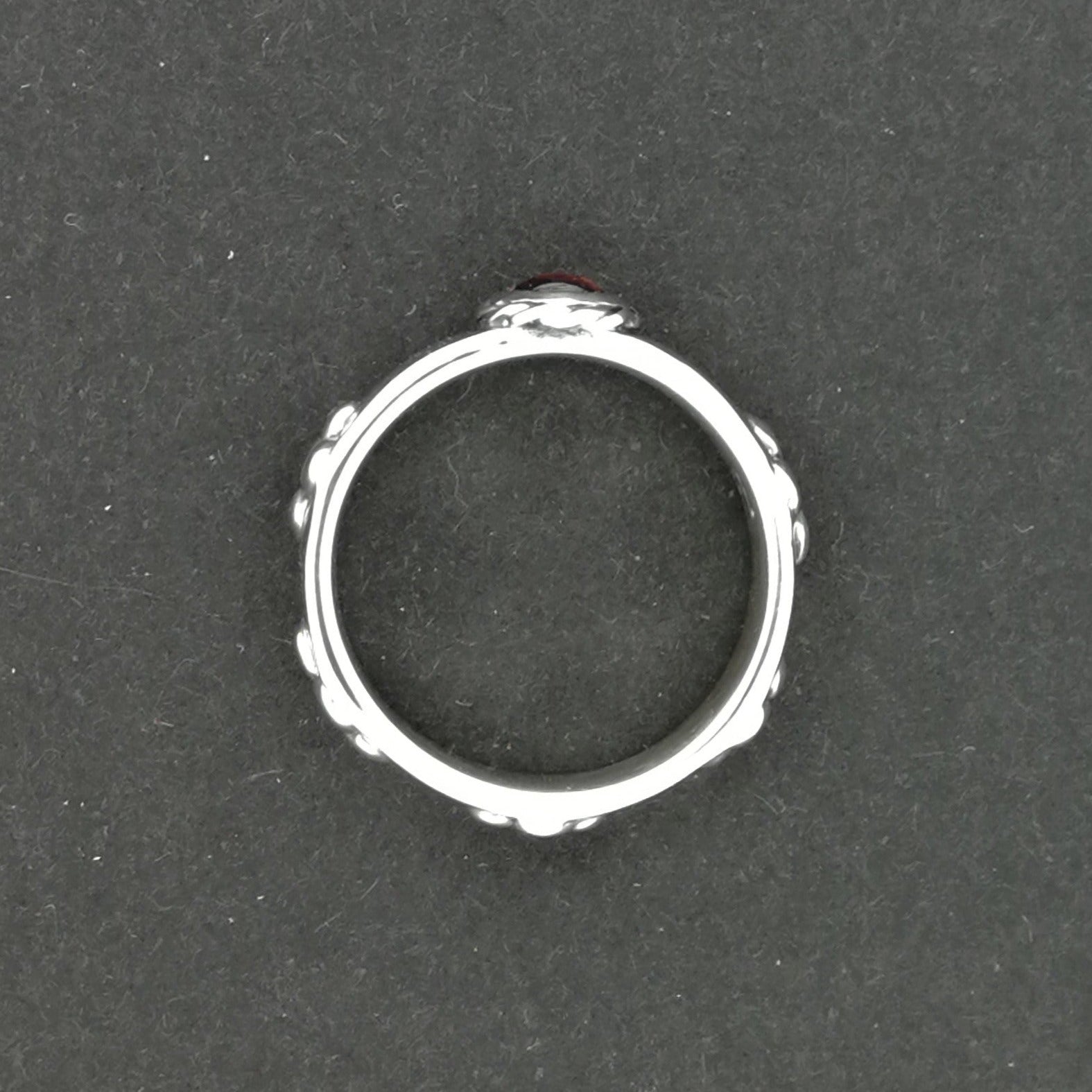 Howls Moving Castle Ring in Sterling Silver with Synthetic Star Ruby ...