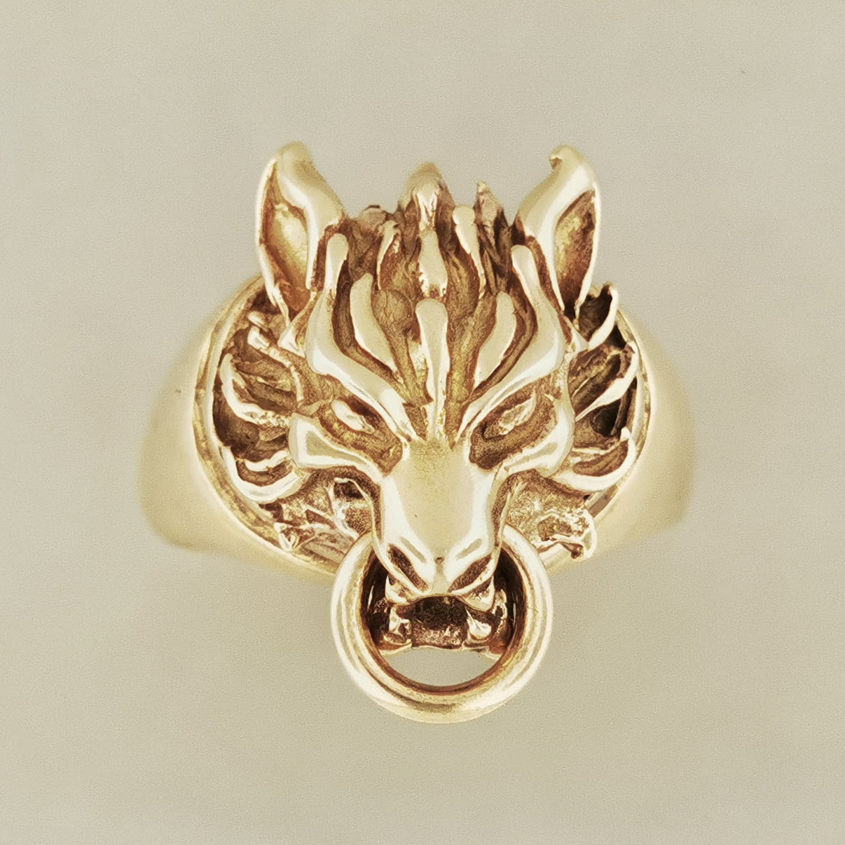 Large Final Fantasy 7 Fenrir Wolf Ring – Le Dragon Argenté